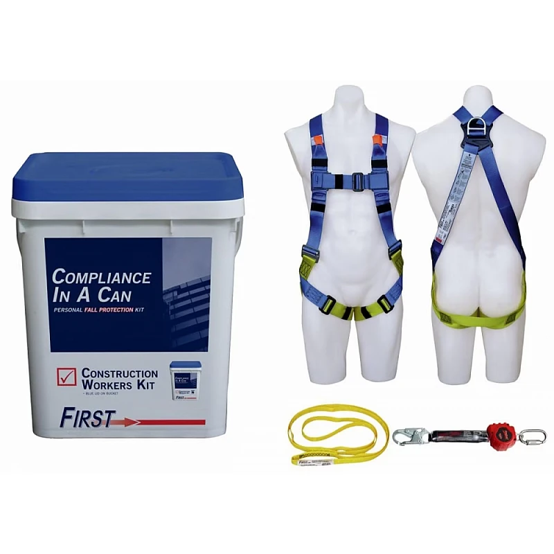 3M PROTECTA Construction Workers Kit Compliance in a Can Protective ...